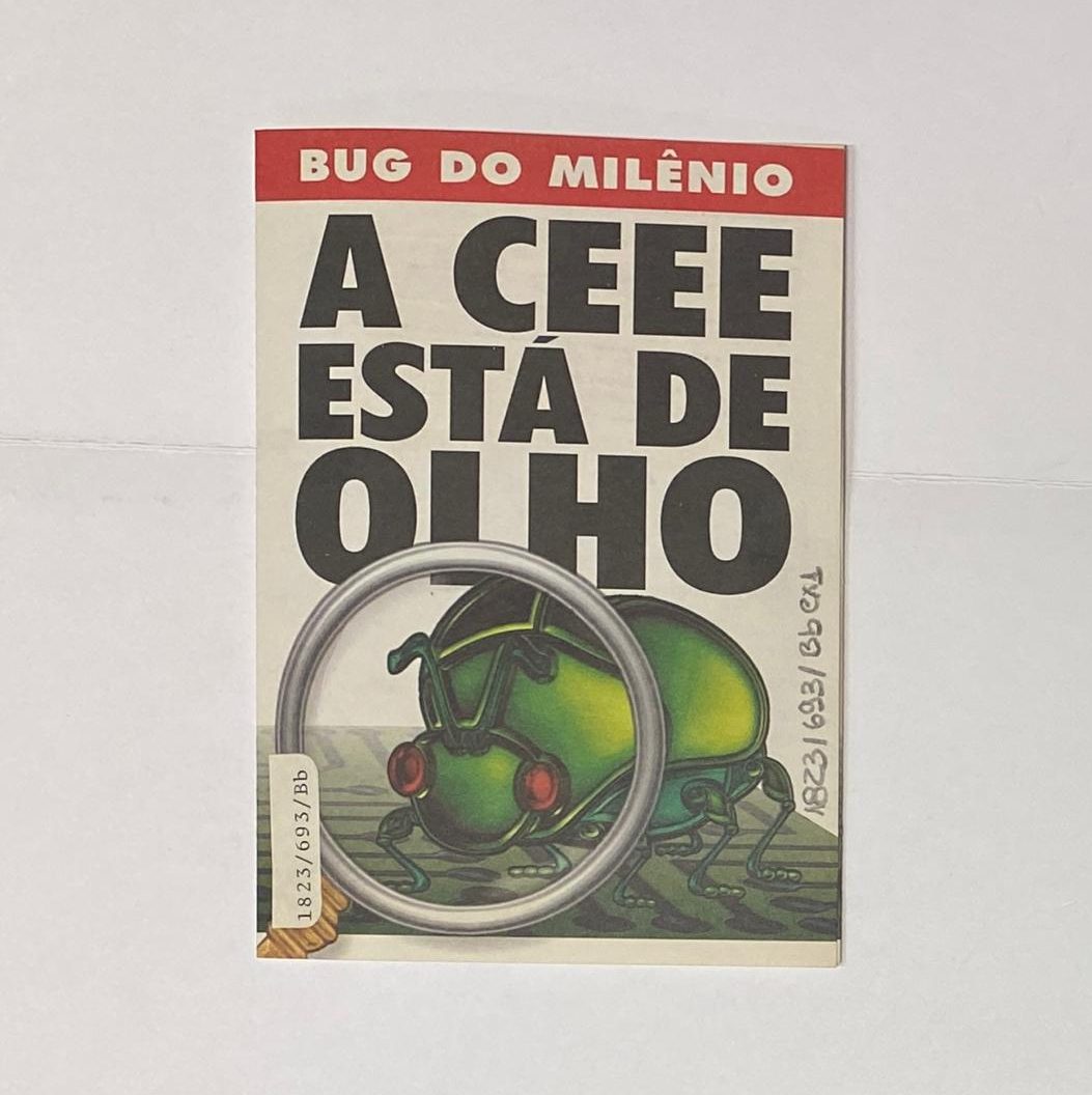 Folheto Bug do milênio – A CEEE está de olho – Acervo on-line do Espaço ...